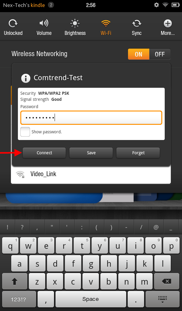 Amazon Kindle Fire - Wireless Setup