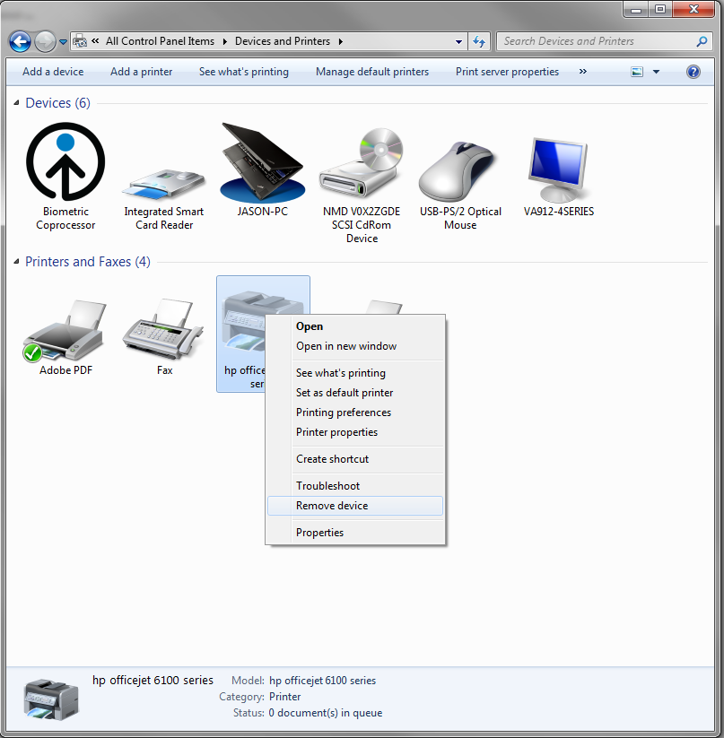 Wired Printer Install